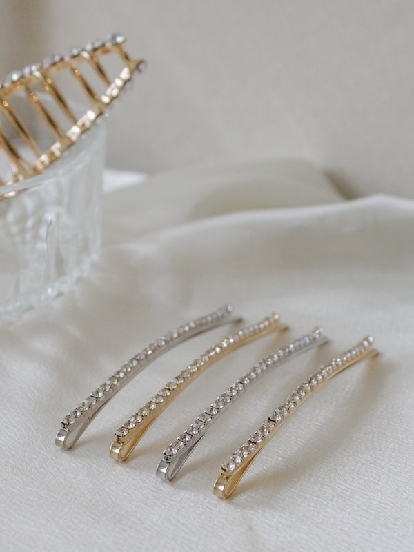 MIXED METAL EXTRA LONG BOBBY PIN by KITSCH | The Obcessory